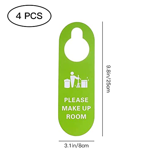 4 Pcs Door Warning Sign Water Proof Door Tag Portable Door Handle Tag ...