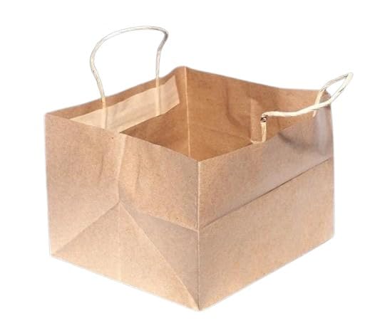 Rama Packaging Brown Kraft Paper Bags 8.5"x 10."x 7.5" Pack of 20 pcs ...