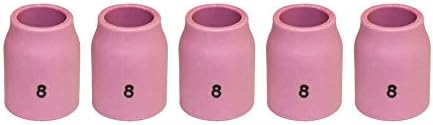WeldingCity 5-pk Gas Lens Ceramic Cup Alumina 53N61S (#8, 1/2") for TIG ...