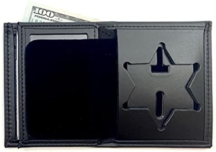 Amazon.com : Perfect Fit Sheriff Star Badge and Id Case Hidden Badge ...