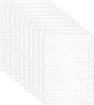 Amazon.com: Stick on Vinyl Lettering, Numbers, Self Adhesive Reflective ...