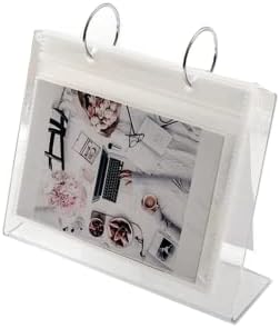 Amazon.com: Leoyoubei 6X4 Acrylic Sign Holder Clear Photo Frame ...