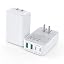 Amazon.com: 2Pack Flat USB C Wall Charger,40W 4Ports Foldable & Slim ...