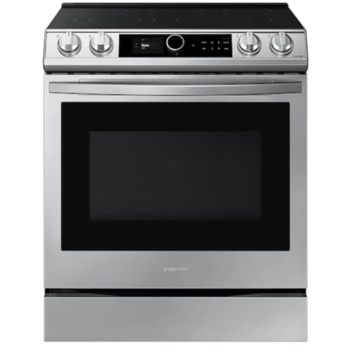 SAMSUNG NE63T8711SS 6.3 cu ft. Smart Slide-in Electric Range with Smart ...