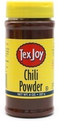 Amazon.com : TexJoy Chili Powder, 8 Ounce Bottle with Shaker Top ...