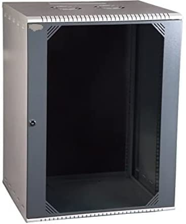 MVikas 15U DVR Rack/CCTV Rack/NVR Rack/Network Rack-Transparent Glass ...