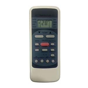 Buy Ravi Electronics AC Remote No.12 (with Backlight) Compatible with ...