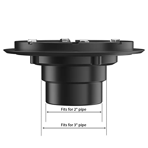 Snapklik.com : EXF Round Shower Drain Base Kit For 2 Inch And 3 Inch ...