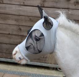 Ruggles Shetland Miniature Section A Pull On Fly Mask With Ears ...