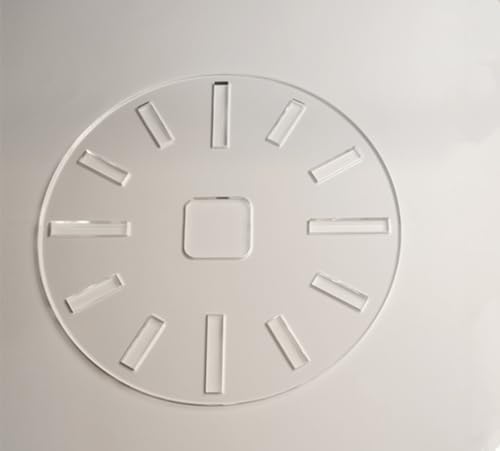 Amazon.com: Acrylic Round Clock Template,Acrylic Router Template,12 ...