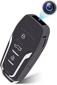 Spy car key cameras, 1080P hidden camera with motion detection, video ...