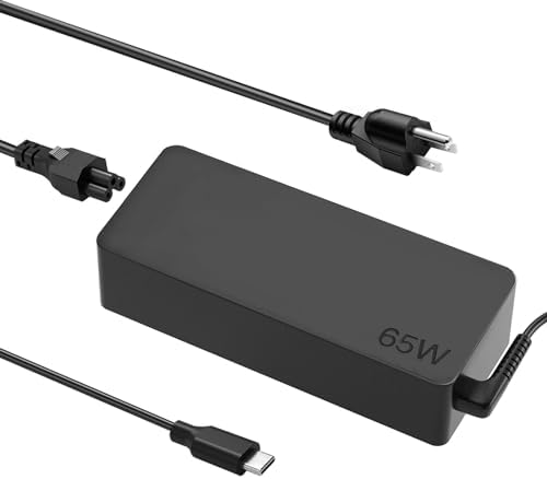 Chromebook Charger 65W USB C Laptop Charger,Replacement for Hp Lenovo ...