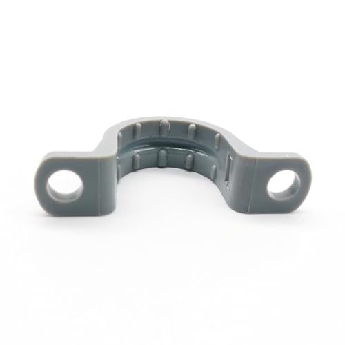 Snapklik.com : 1" PVC Pipe Straps, 2 Holes Plastic Conduit Strap For ...