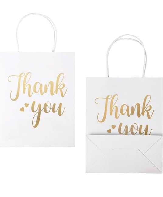 PRB Bags presents Thank You Printed Paper Gift Bags for Baby Shower ...