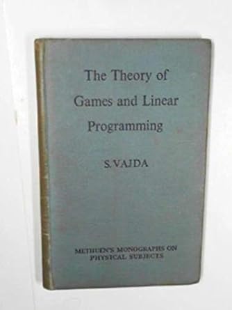 The theory of games and linear programming | Amazon.com.br
