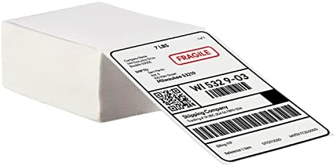 Amazon.com : Pack of 500 Pieces Thermal Labels 4x6 Inches Adhesive ...