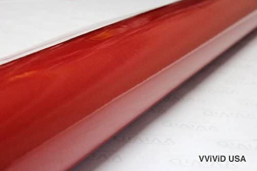 Snapklik.com : VViViD Red Gloss Car Wrap Vinyl Roll