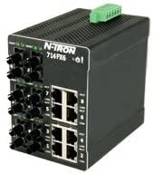 Amazon.com: Red Lion Controls/N-Tron 714FX6-SC 14 Port Fully Managed ...