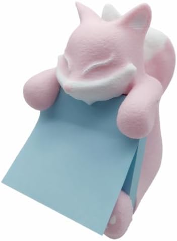 Amazon.com : RhyNSky Animal Fox Sticky Note Dispenser Pop-up Notes ...
