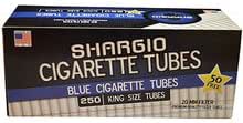 Amazon.com: Shargio Blue King Size Cigarette Tubes (250 Per Box ...