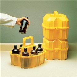 Nalgene LDPE Safety Bottle Carrier, 500ml (Case of 6): Science Lab Wash ...