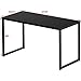 SHW Home Office Computer Desk, Black, 48-Inch (121 cm W x 60 cm D ...