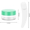 12pcs 10Gram/10ml Jars, Sample Pots, Mini Jars With Lids, Clear Round ...