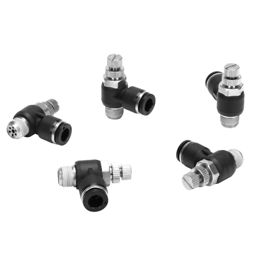 Snapklik.com : DERPIPE Air Flow Control Valve - 1/4" Tube OD X 1/8 ...