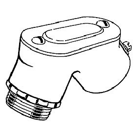 3/4 in. 90 Degree EMT Handy Ell Connector: Screw Terminals: Amazon.com ...