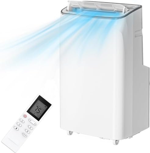 VORTEXTOVE Portable Air Conditioner14000BTU(ASHRAE),Remote Control AC ...