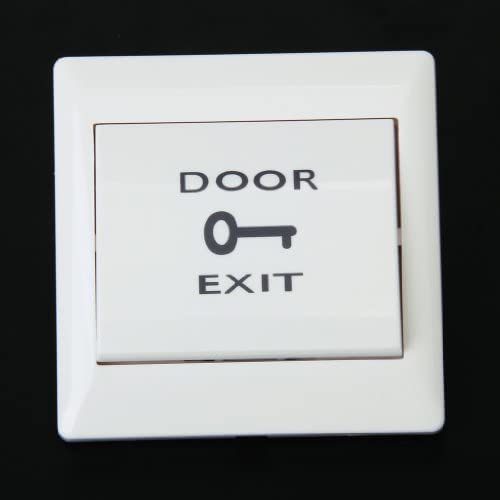 Jenix PC Fireproof Plastic Door Exit Push Release Button Switch for ...