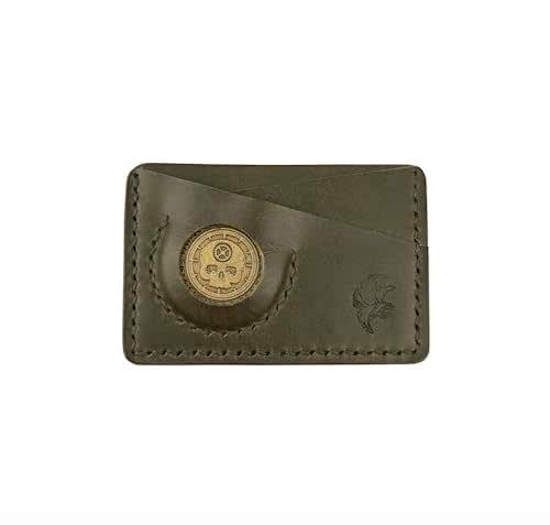 Amazon.com: Handmade Minimalist Edc Leather Wallet with a Challenge ...