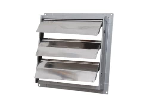 Heavy Duty Exhaust Fan 12" Inch Shutter Louver Flapper With Powder ...