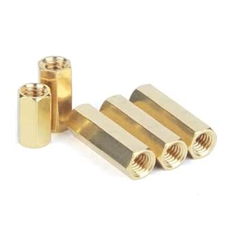 20pcs Motherboard Hollow Thread Pillars, Brass Extender Female Thread ...