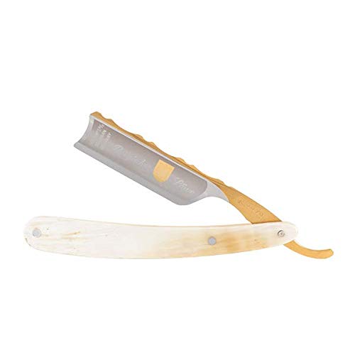 Amazon.com: Shave Ready DOVO Straight Razor, Buffalo Horn, 6/8" Gold ...