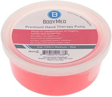 Amazon.com: BodyMed Premium Hand Therapy Putty, Red, 6 Oz., Medium ...