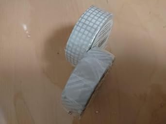Amazon.co.jp: mt stripe silver & squared silver masking tape : Office ...