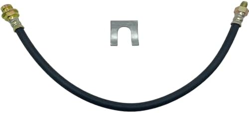 18 Inch Upgraded Universal Rubber Brake Hose - Flexible Brake Line, 3/8 ...