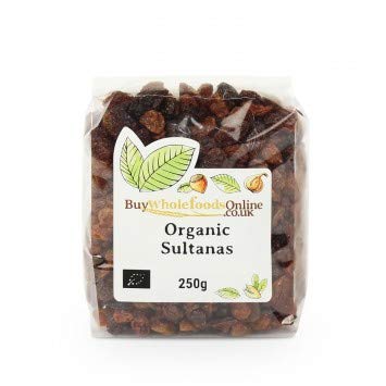 Amazon.com: Buy Whole Foods Organic Sultanas (250g) : Grocery & Gourmet ...