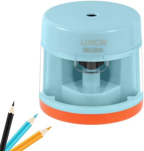 Amazon.com : Fully Automatic Electronic Pencil Sharpener with Auto Stop ...