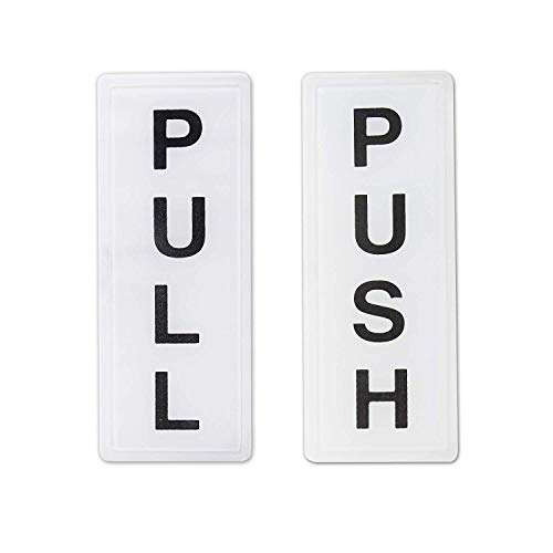 Buy Mopik Stainless Steel Push Pull Door Signage Board for Wooden Doors ...