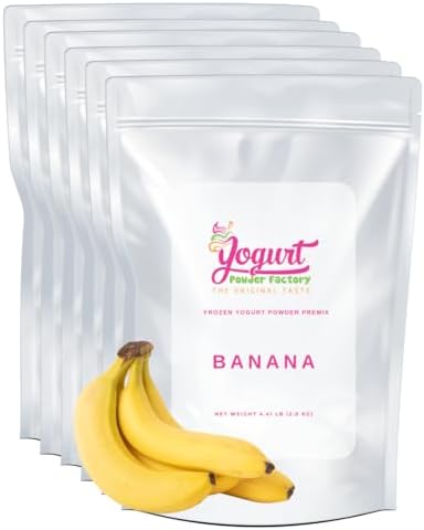 Amazon.com: Yogurt Powder Factory Banana Frozen Yogurt Mix – 6 Count 4 ...