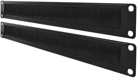 Amazon.com: RackPath 2 Pack-1U Brush Rack Mount Panel Spacer for Cable ...