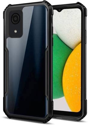 ZETCASE Transparent Samsung Galaxy A03 Core Back Cover Cases, Shoofproof Bumper Protection Soft ...