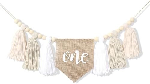 Amazon.com: 1st Birthday High Chair Tassel Banner - Girls First ...