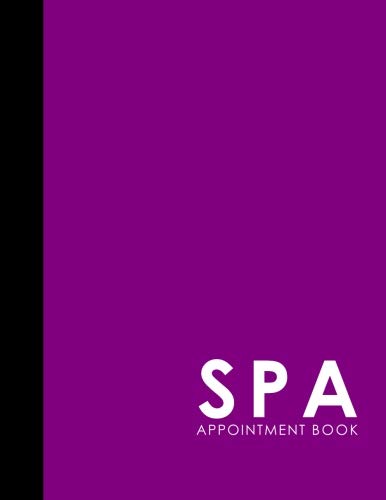 Spa Appointment Book: 6 Columns Appointment Diary, Appointment ...