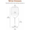 Amazon.com | Amazon Basics All-Purpose Wine Glasses, 19-Ounce, Set of 4 ...