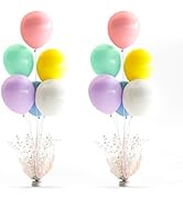 Amazon.com: 2 Set Red Balloon Table Centerpieces for Birthday Parties ...