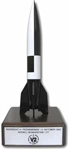 Aggregat 4/ V-2 rocket model in black and white + : Amazon.co.uk: Toys ...
