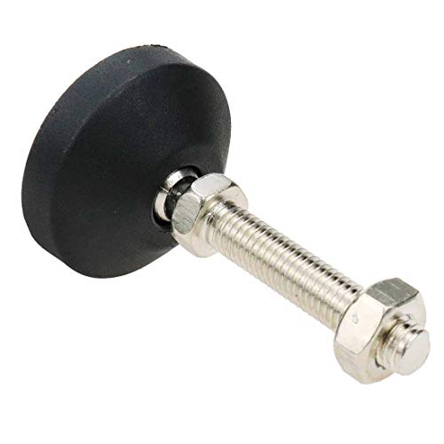 Snapklik.com : 4Pcs M10x50 Thread Furniture Glide Swivel Leveling Mount ...